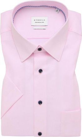 Eterna Strukturiertes Kurzarmhemd mit Brusttasche, Comfort Fit in