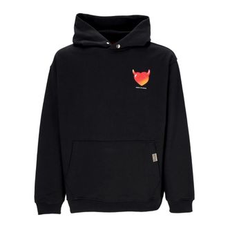 Vision Of Super Puffy Love Print Leichter Hoodie - - Sweatshirts & Hoodies - Herren - Schwarzk - XL