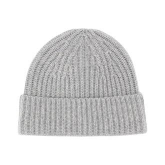 Lisa Yang Femme, Accessoires, Gris, Taille: ONE Size Martigny Beanie
