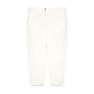 Fiorella Rubino Hosen aus Baumwolle und Stretch-Lyocell - - Trousers - Damen - Wei&szlig; - XS
