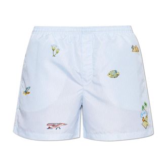 Casablanca Badeshorts - - Swimwear - Herren - Blau - S