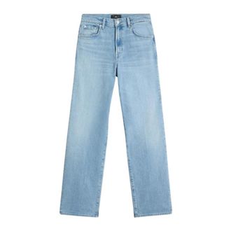 7 For All Mankind Jeans im geraden Schnitt - - Jeans - Damen - Blau - W25