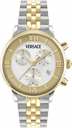 Versace Classic Round Chrono Collection - - Accessories - Damen - Grau - ONE SIZE