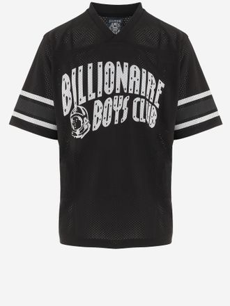 Billionaire Boys Club Mens T-Shirt Nylon With Logo Black Polyester T-Shirts And Polos