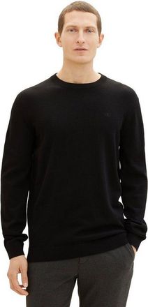 Tom Tailor Rundhalspullover mit Logostickerei