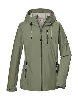 G.I.G.A. DX by killtec Softshelljacke GS 74 WMN SFTSHLL JCKT Damen Softshelljacke, wasserabweisend, winddicht, pflanzenbasiert