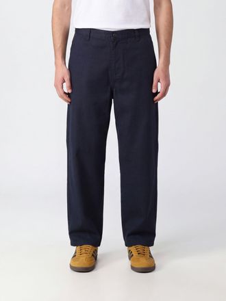 Carhartt Work in Progress Brady Wide Leg Baumwollhose von mit Logo hinten