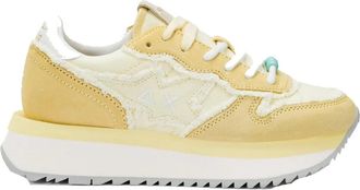 Sun 68 Low-Top Sneaker - Sneakers Giallo Limone - Gr. 36 (EU) - in Gelb - für Damen
