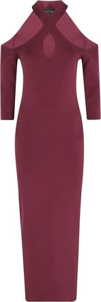 Federica Tosi Femme, Robes, Rose, Taille: 34 FR Abito Lungo Scollo Incrociato