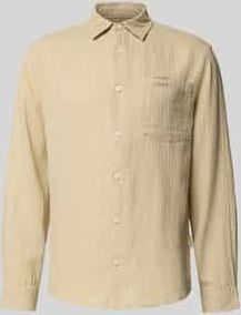 Redefined Rebel Slim Fit Freizeithemd aus Leinen-Baumwoll-Mix Modell NELSON