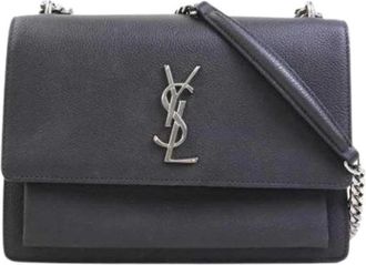 Saint Laurent Sac bandouli&egrave;re vintage doccasion - Femme - Pre-owned - Gris - Taille: ONE Size