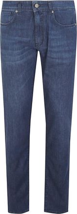 Incotex Homme, Jeans, Bleu, Taille: W36 Jeans Slim-fit