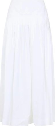 Lanvin Femme, Jupes, Blanc, Taille: 38 FR Basque Midi Skirt