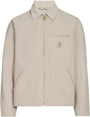 Carhartt Work in Progress Klassische Baumwollkragenjacke - Beige