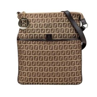 Fendi Pre-owned Canvas Crossbody Bag - - Pre-owned - Damen - Beige - ONE SIZE