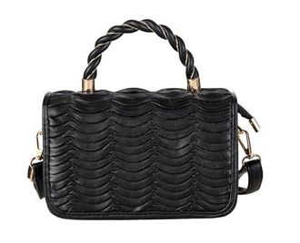 Pierre Cardin Sac &agrave; bandouli&egrave;re femme Polyur&eacute;thane Polyur&eacute;thane 27x13x10 cm 8391-HONG02, Noir, Taille unique