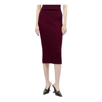 Dries Van Noten Tiffany Midirock - - Skirts - Damen - Rot - S