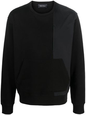 Herno sweat &agrave; design &agrave; empi&egrave;cements - Noir