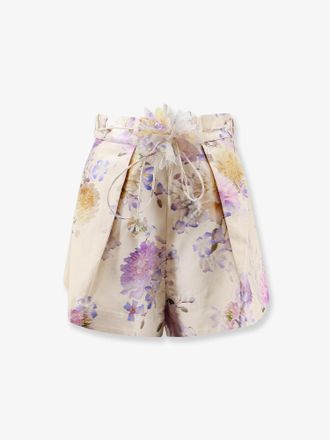 Zimmermann Luna silk and cotton shorts - ZIMMERMANN - gender_Woman