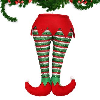 Generic Elfenbeine Weihnachtsbaumspitze - Feststeckende Baumspitze Elfenbeine,Weihnachtsdekoration mit Haken, f&uuml;r drinnen und drau&szlig;en, f&uuml;r Kamin, Fahrzeug, Au