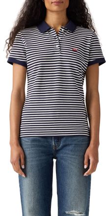 Levi's Hm Polo Marigold Stripe Peacoat S