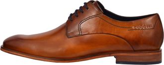Bugatti Herren Businessschuhe, Männer Business Schnürer, Wechselfußbett,Schnuerer,straßenschuhe,Strassenschuhe,Low-tie,Cognac (6300),45 EU / 10 UK