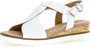 Gabor Sandales à lanières Comfort Sport pour femme., Blanc 50., 38.5 EU