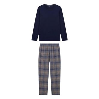 Emporio Armani Ensemble de pyjama long - Homme - V&ecirc;tements de nuit et de d&eacute;tente - Bleu - Taille: M