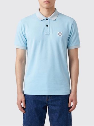 Stone Island Polo Homme couleur Bleu