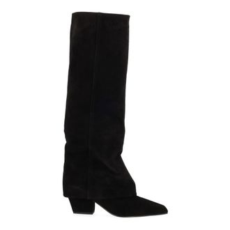 PARIS TEXAS Femme, Chaussures, Noir, Taille: 40 EU Jane Fold Over Boot 60