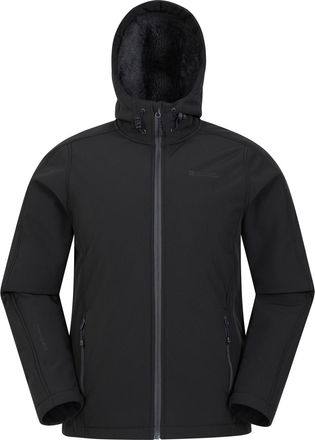 Mountain Warehouse Arctic II Softshelljacke für Herren (Schwarz)