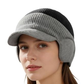 Generic Bonnet avec Cache-Oreilles en Chaude | Bonnet dhiver Coupe-Vent pour Le Ski | pour Moto, randonn&eacute;e, Camping, Ski, &eacute;quitation, Escalade, Pique-Nique, S