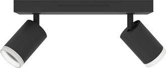 Eglo connect.z Smart-Home LED Deckenlampe Melitello-Z, Deckenstrahler mit 2 Spots, ZigBee, Matter, App und Sprachsteuerung Alexa, warmwei&szlig;-kaltwei&szlig;, RGB, D