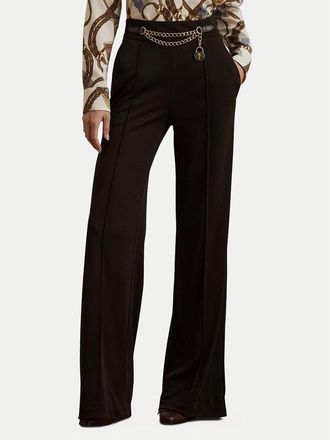 Lauren Ralph Lauren Stoffhose 200953573001 Braun Wide Leg