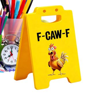 Generico D&eacute;coration Bureau Dortoir | Panneau D&eacute;coratif Amusant Nouveaut&eacute; COQ | Accessoire f&uuml;r Chambre Maison H&ocirc;tel Comptoir Bar &Eacute;tag&egrave;re | Id&eacute;e Cadeau Table R&eacute;u