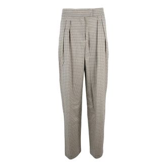 Twinset Classico Weite Hose - - Trousers - Damen - Beige - S