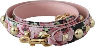 Dolce & Gabbana Blumiges Gold Stud Lederband - - Bags - Damen - Mehrfarbig - ONE SIZE