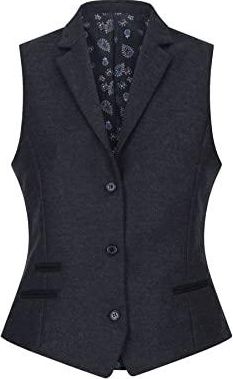 Infinity Leather TruClothing Gilet Tweed pour Femme Tissu à Chevrons Laine mélangée Classique Vintage années 20 Gatsby