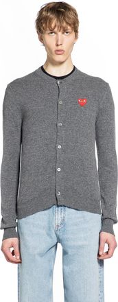Comme Des Gar&ccedil;ons Heart Cardigan in Wool