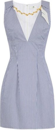 Elisabetta Franchi Robe Courte - Bleu
