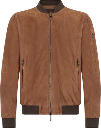 Moorer Homme, Vestes, Brun, Taille: L Corelli Bomber Jacket