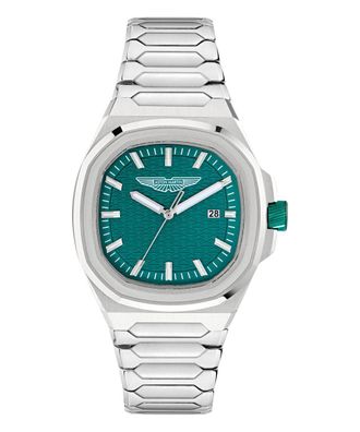 Aston Martin Icon Gpq Herren Silber Uhr MTIG2S604