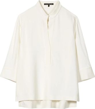 Luisa Cerano Femme, Blouses et Chemises, Blanc, Taille: 40 FR Blouse Tunique