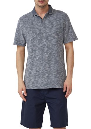 s.Oliver Flammgarn-Poloshirt mit Doppelkragen