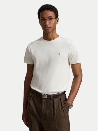 Polo Ralph Lauren T-Shirt 710740727094 &Eacute;cru Custom Slim Fit