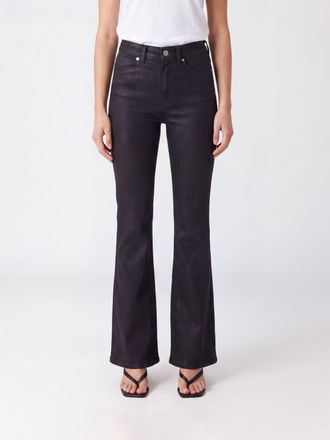 7 For All Mankind Flared Jeans mit hoher Taille aus Baumwolldenim