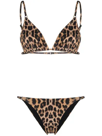 Noire Swimwear Bikini mit Leoparden-Print - Nude