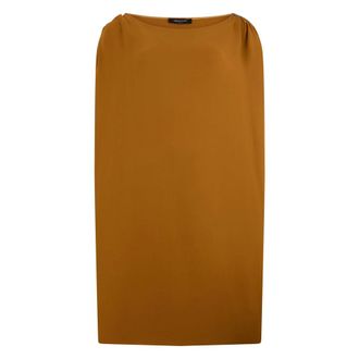 Fabiana Filippi Femme, Robes, Brun, Taille: 38 FR Robe sans manches