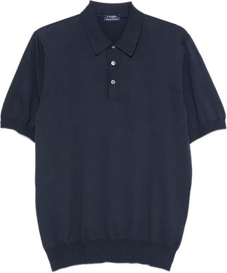 Barba Homme, Tops, Bleu, Taille: XL Polo