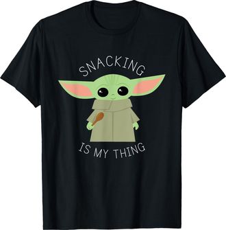 Star Wars The Mandalorian the Child Snacking is My Thing T-Shirt